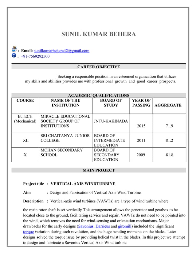 sunil resume (1) | DOC