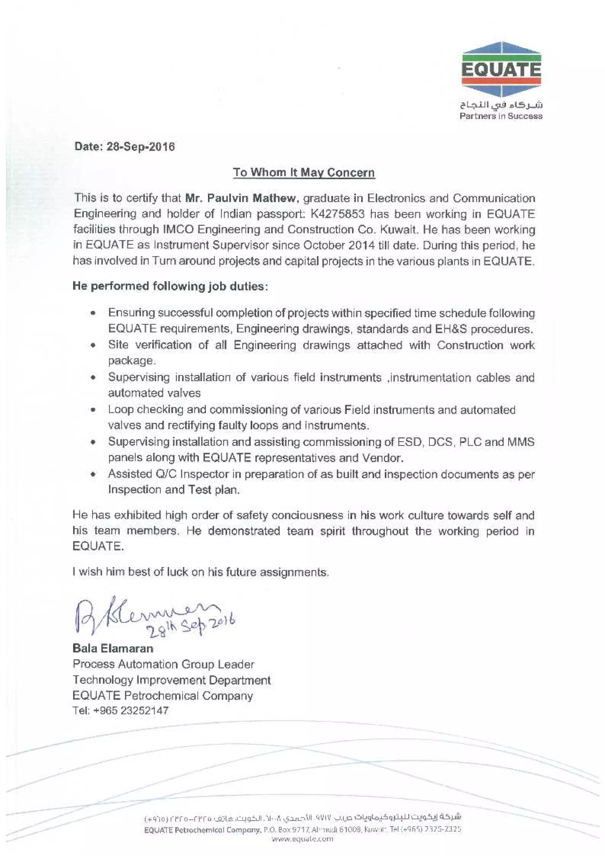 Experience certificate_3 | PDF