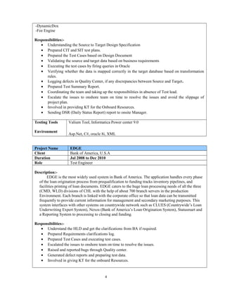 9 Yrs Manual and Selenium Testing Profile | DOC