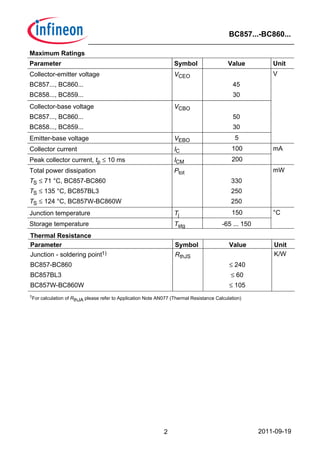 PNP Silicon AF Transistor | Infineon Technologies | PDF