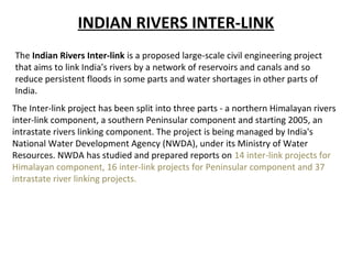 1_interlinking of rivers_22, 26 | PPT