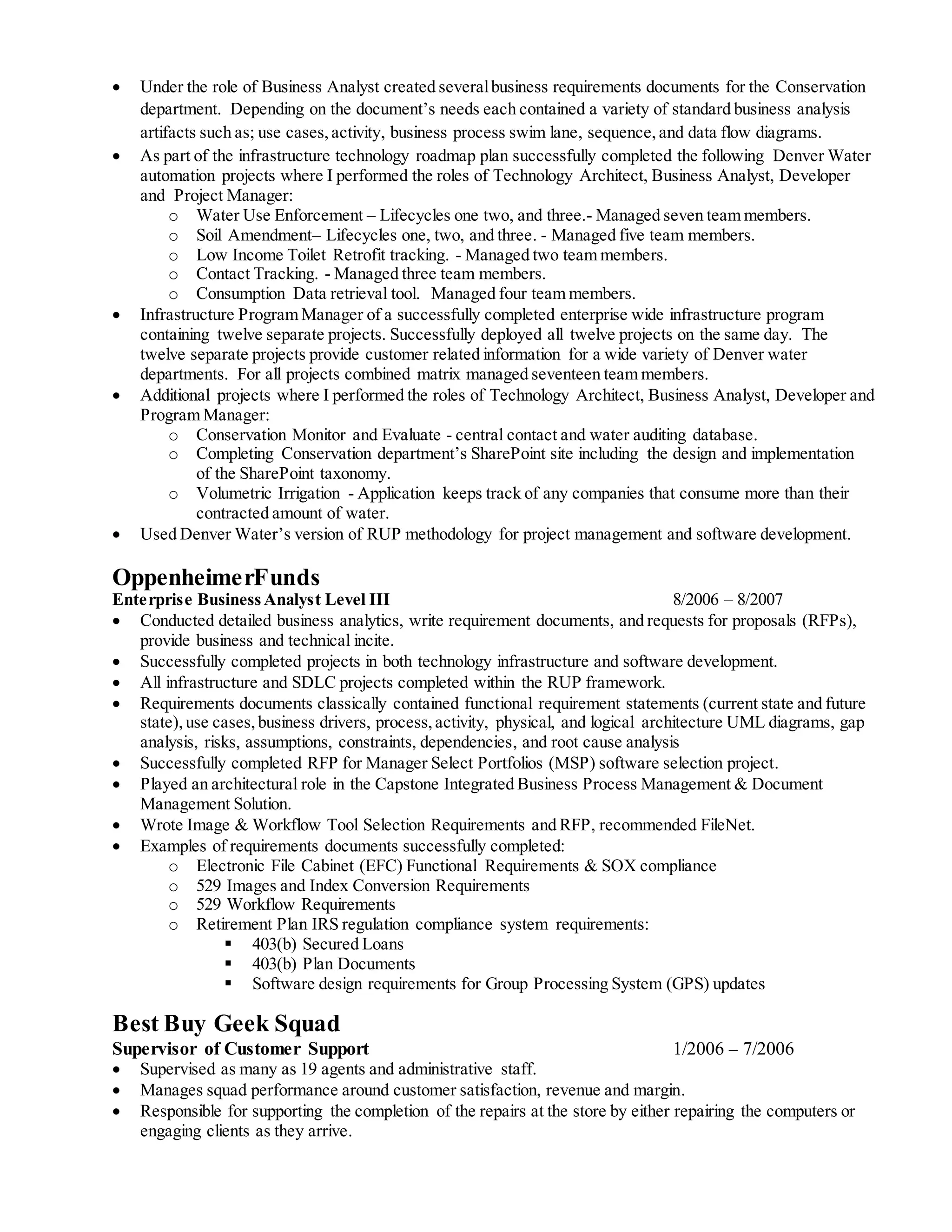 TedCallowayRes 2014 BA w HC | PDF