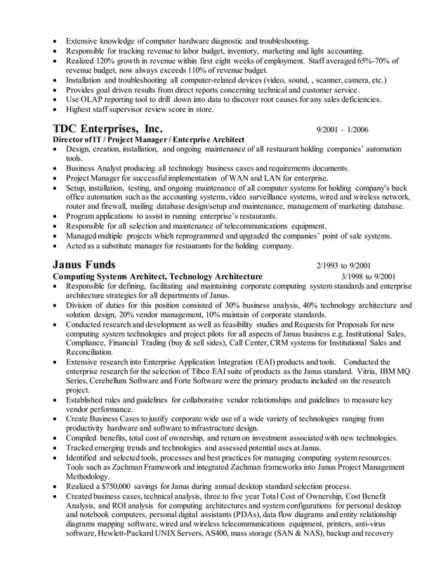 TedCallowayRes 2014 BA w HC | PDF