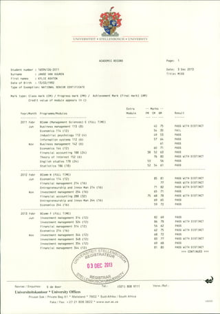 FINAL TRANSCRIPT | PDF