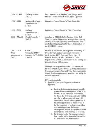 CV -TBC (Rail Specialist) V5 | PDF
