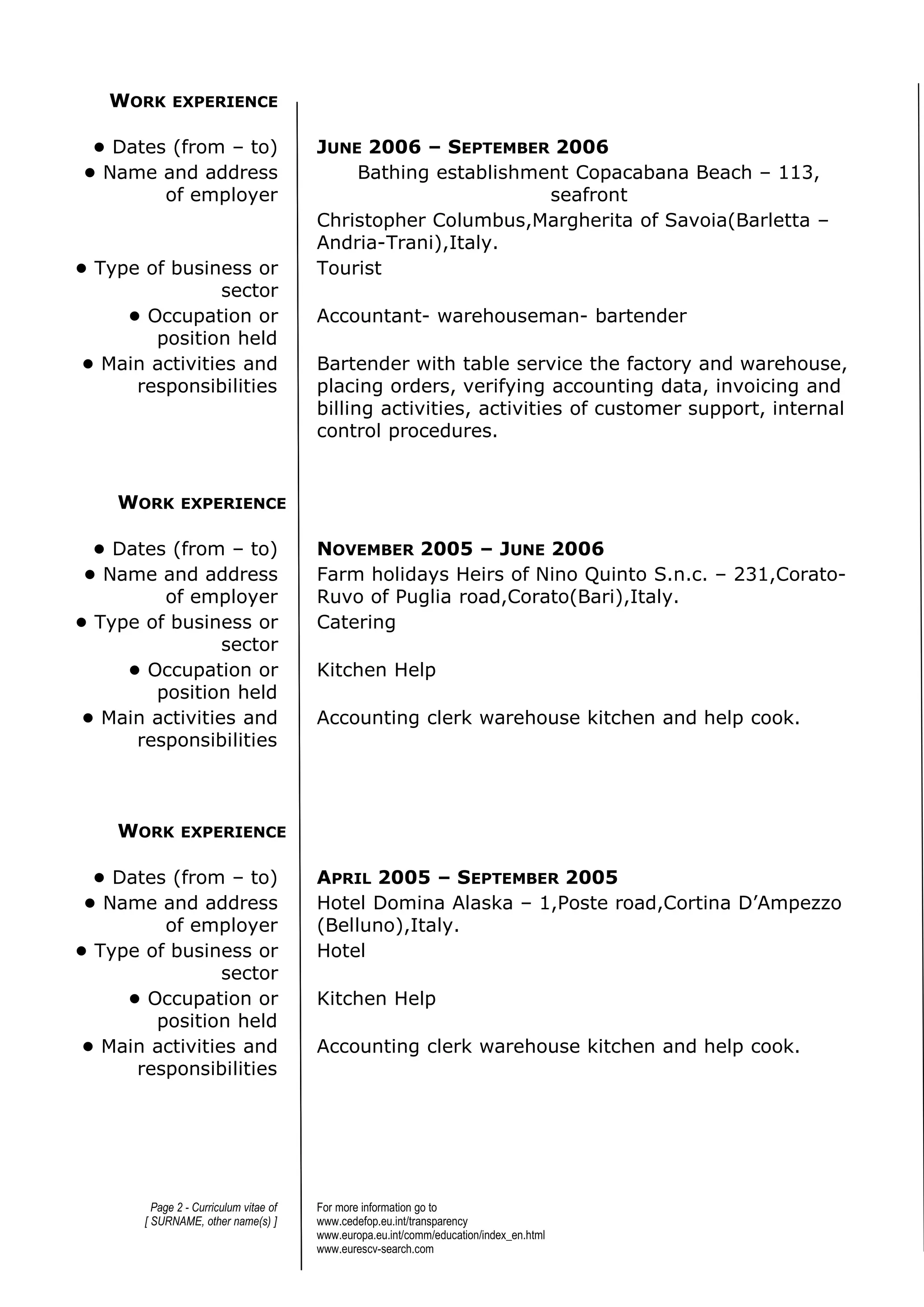 English Cv | PDF