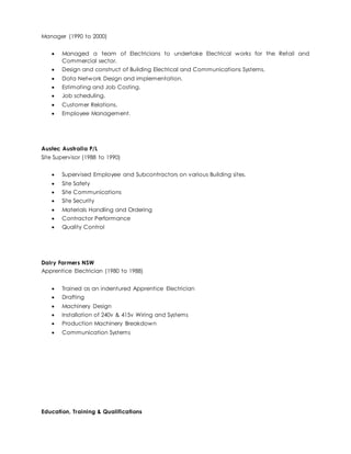 GP CV | DOCX | Civil Engineering Industry | Industries