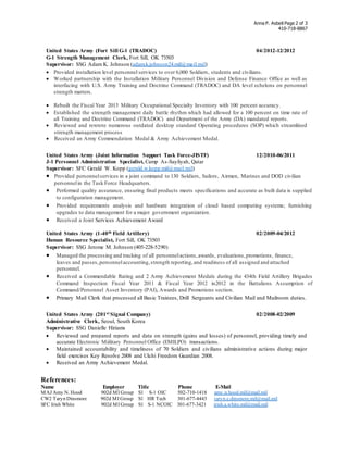 Street Resume | DOCX