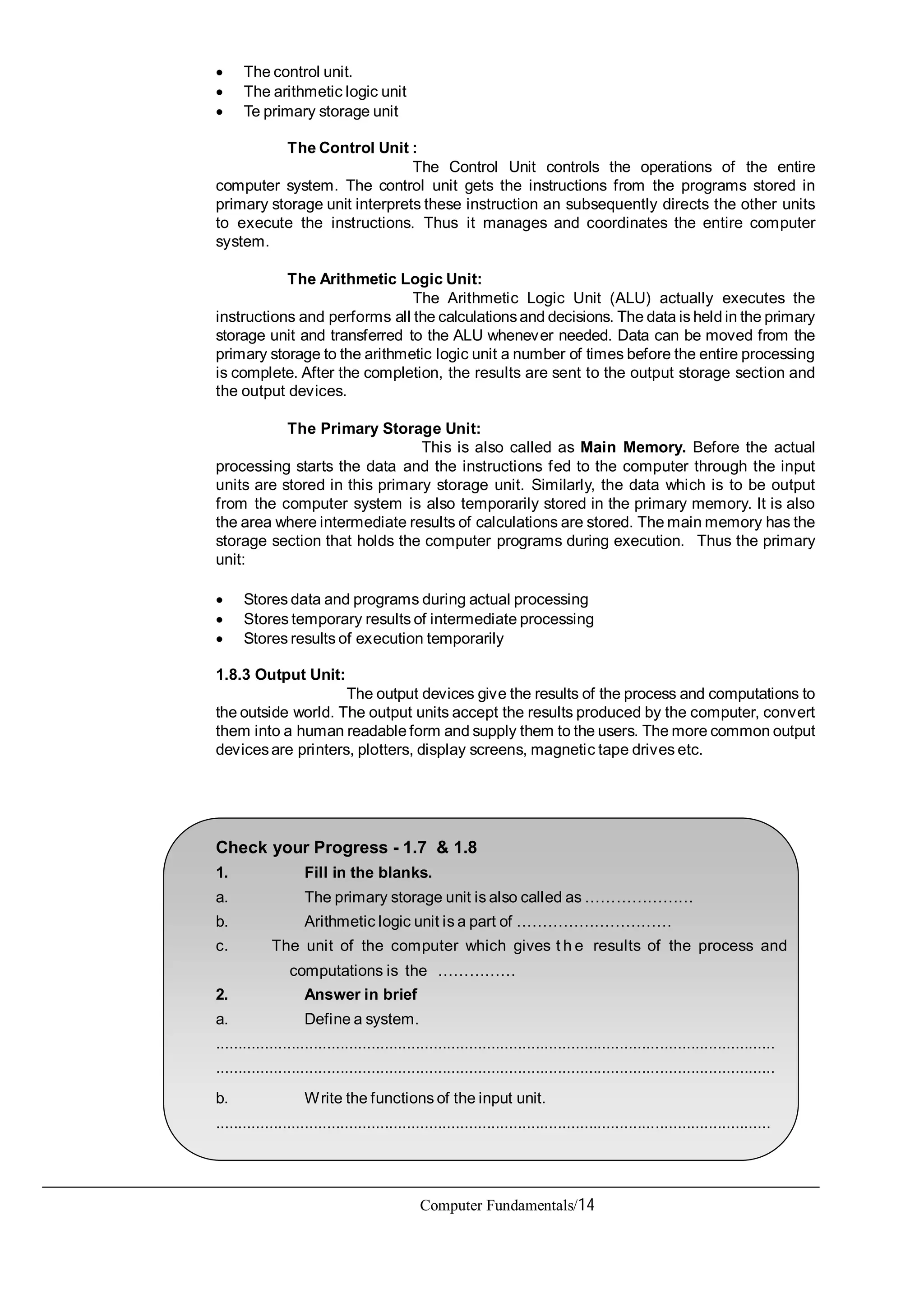 learn about computers how its work and operate | PDF