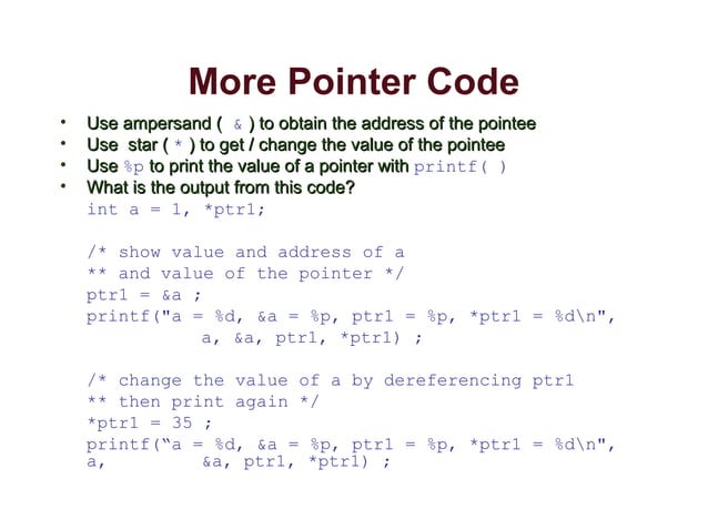 pointer, structure ,union and intro to file handling | PPT