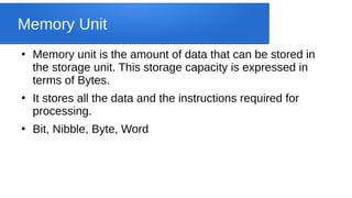 Basic Computer Architeccture | PPT