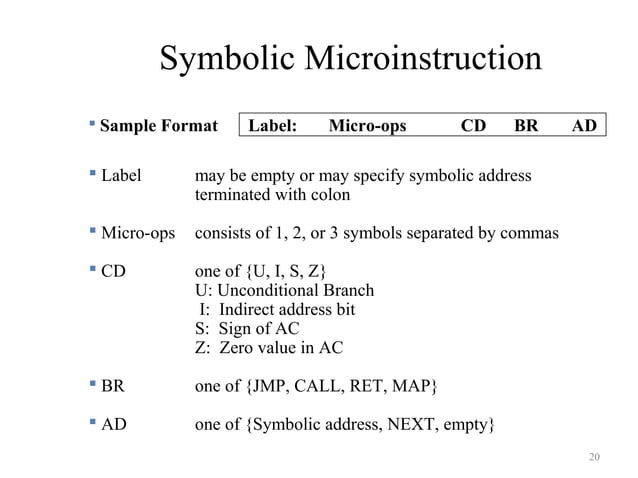 Bca 2nd sem-u-3.2-basic computer programming and micro programmed control | PPT
