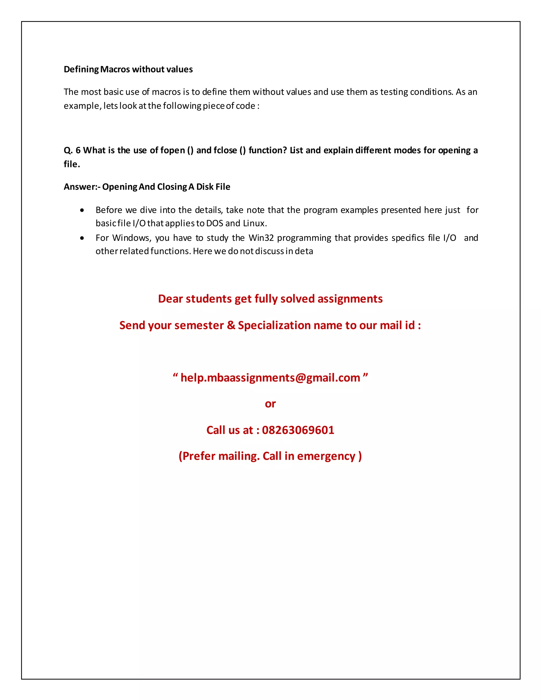 Bca1020 programming in c | PDF