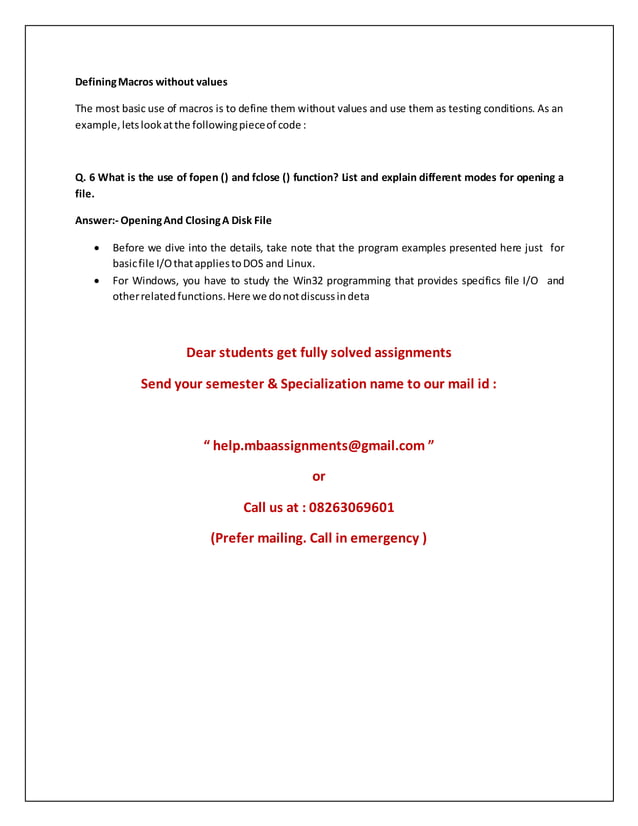 Bca1020 programming in c | PDF