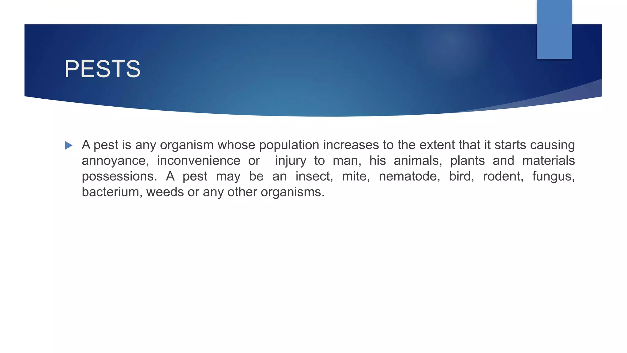 category of insect pest | PPT