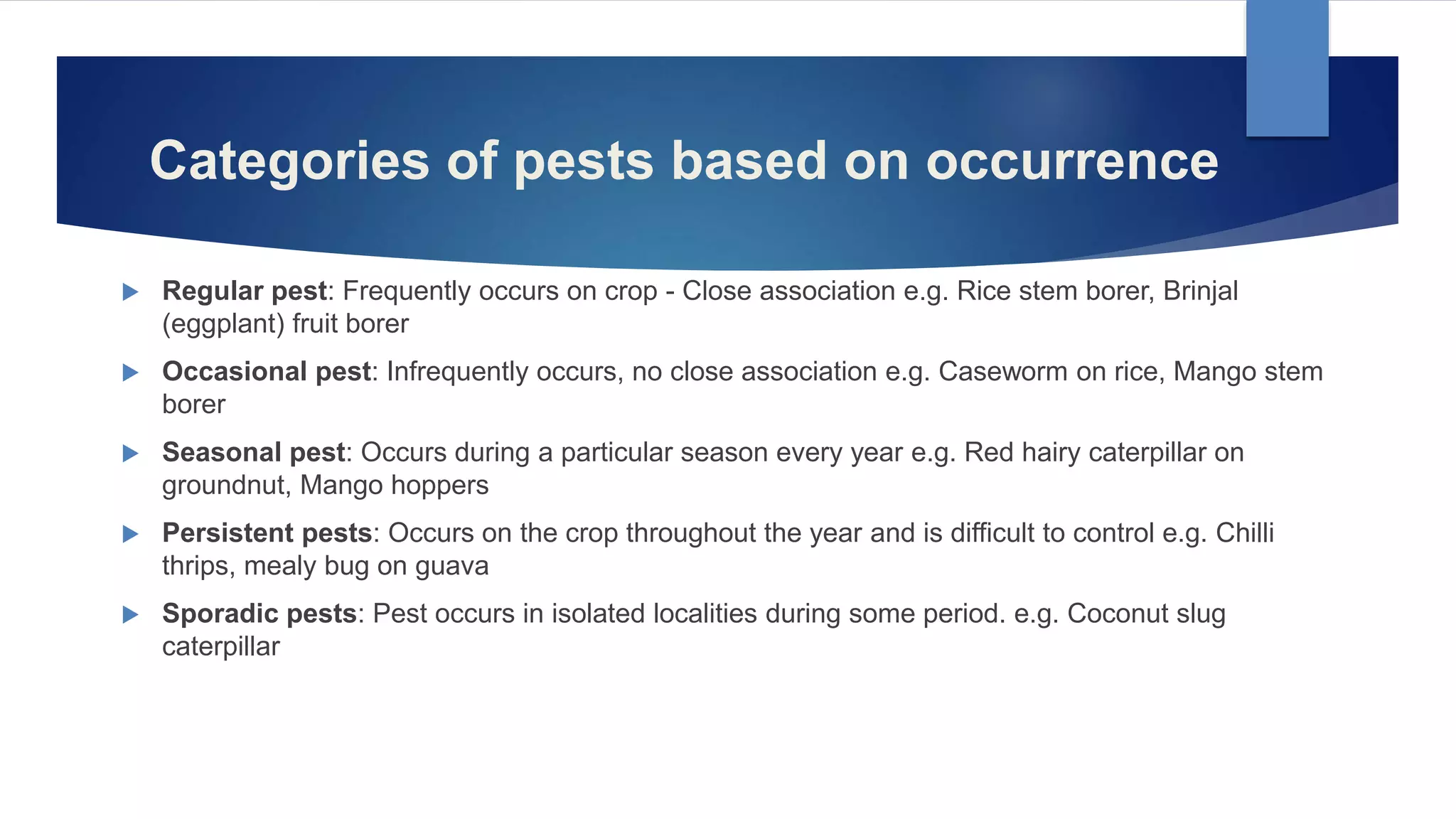 category of insect pest | PPT