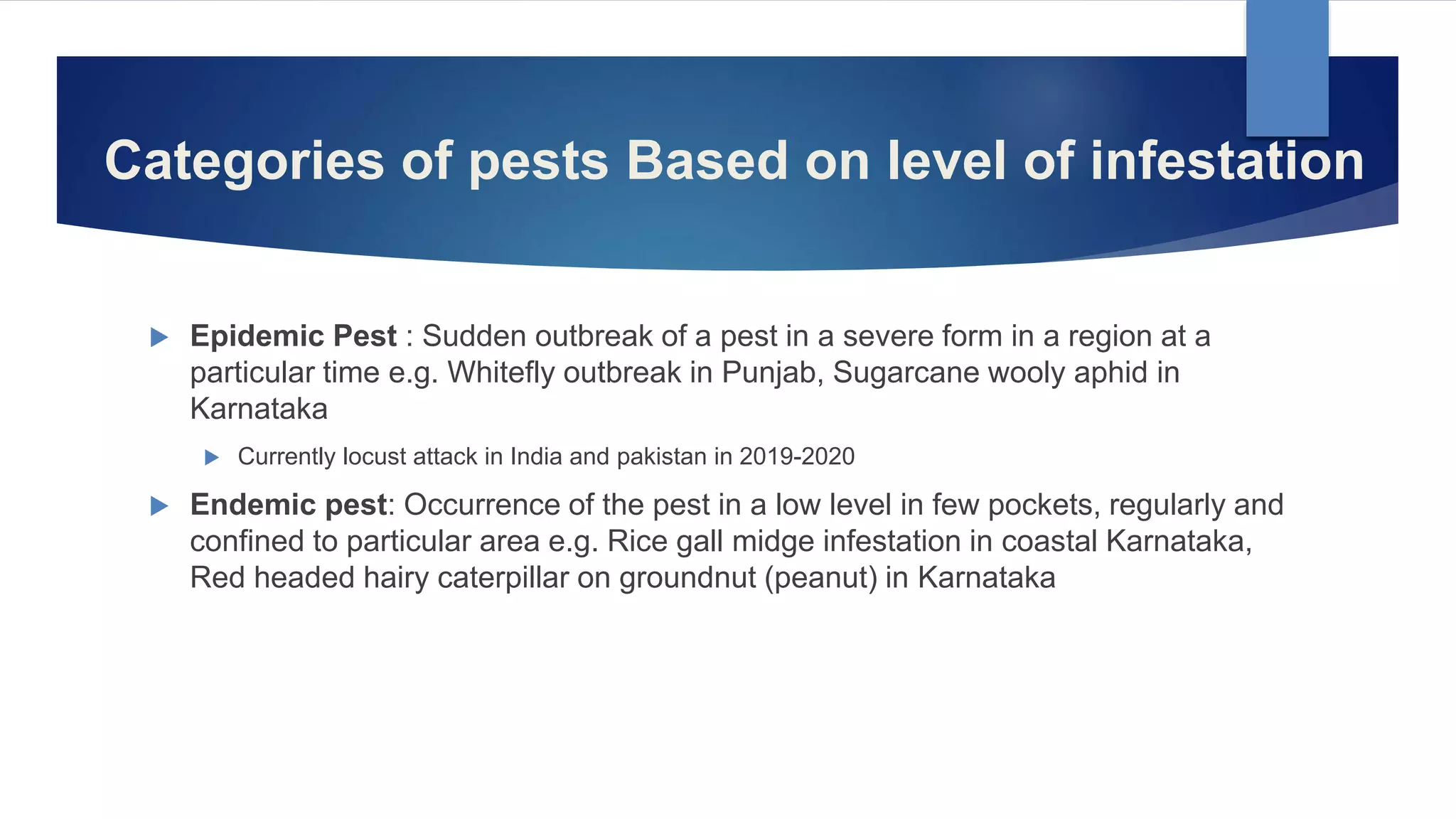 category of insect pest | PPT