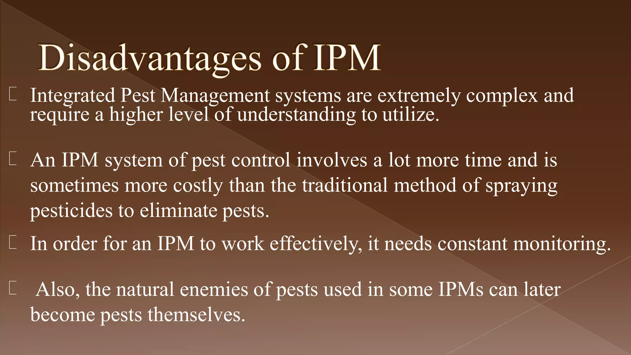 Ipm Integrated Pest Management Pptx
