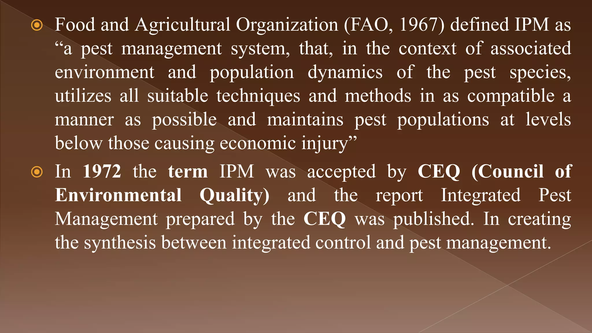 IPM:- Integrated Pest Management | PPTX