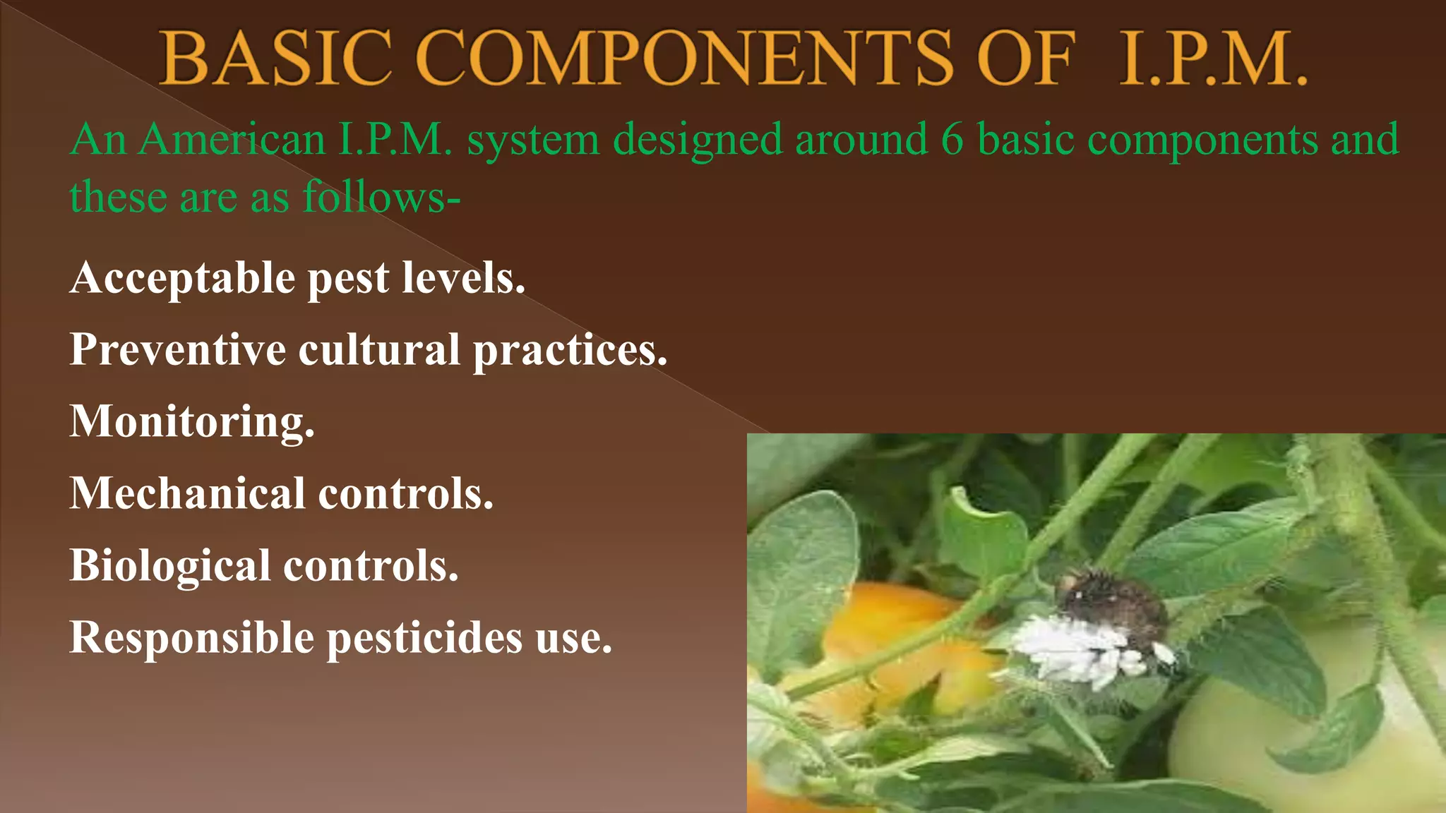 Ipm Integrated Pest Management Pptx