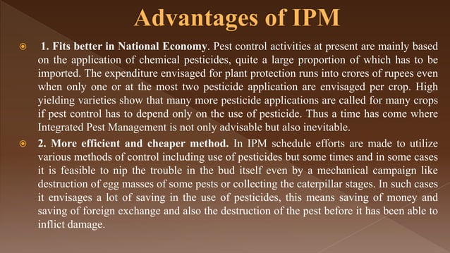 IPM:- Integrated Pest Management | PPTX