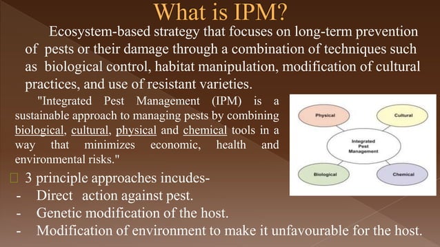IPM:- Integrated Pest Management | PPTX IPM:- Integrated Pest Management | PPTX