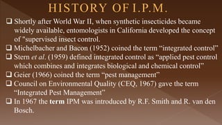 IPM:- Integrated Pest Management | PPTX