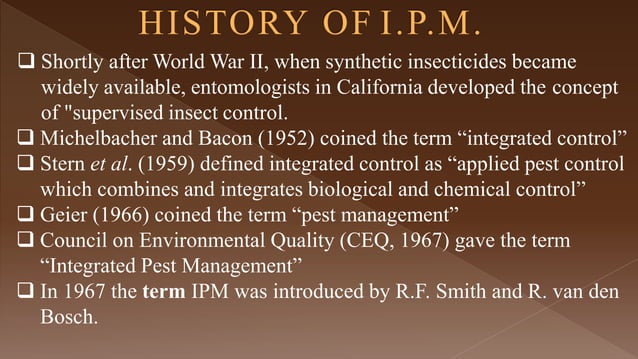 IPM:- Integrated Pest Management | PPTX