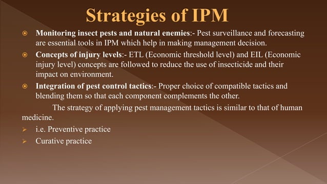 Ipm Integrated Pest Management Pptx
