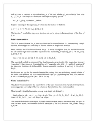 Bca3010 computer oreineted numerical methods | DOCX