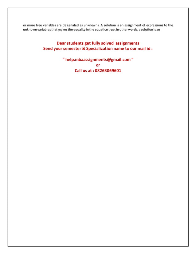 Bca3010 computer oriented numerical methods | PDF