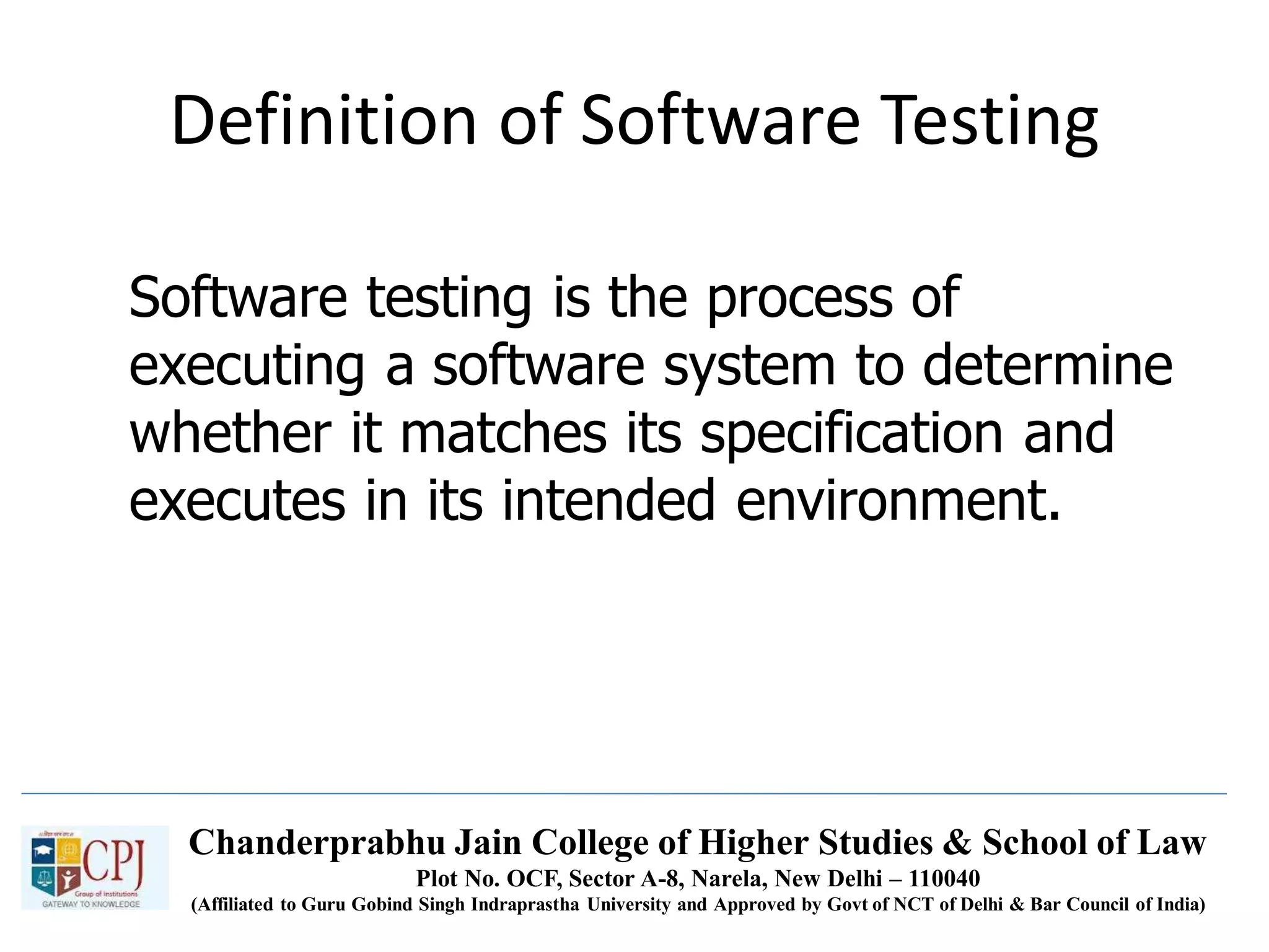 Software Testing | PPT
