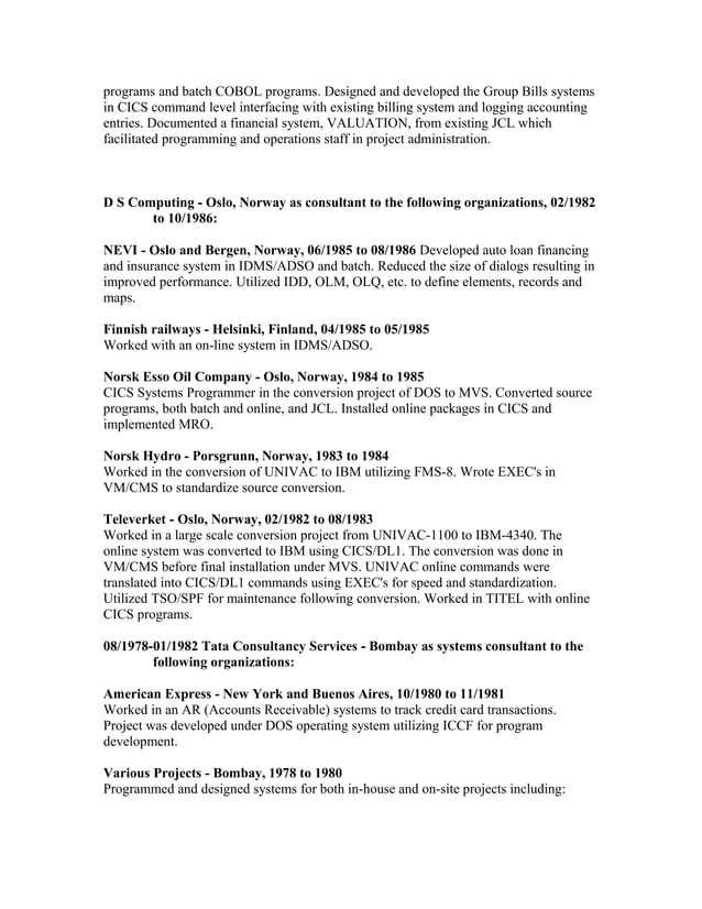 ResumeVN | DOC | Databases | Computer Software and Applications