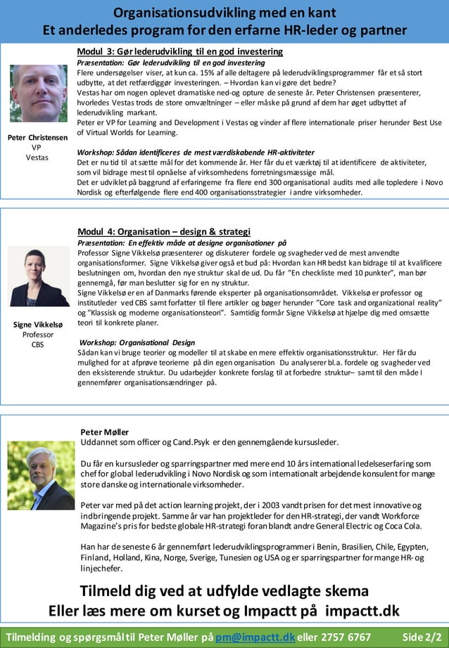 Organisationsudvikling med en skarp kant | PDF