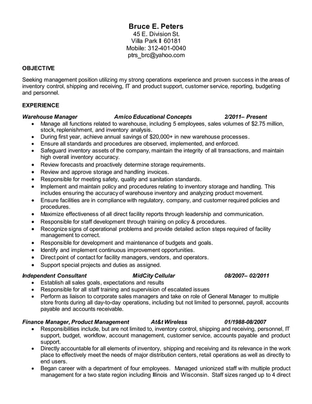 BrucePetersresume2016-1 (2) | PDF