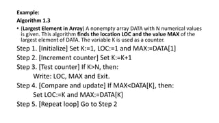 BCA DATA STRUCTURES ALGORITHMS AND PRELIMINARIES MRS SOWMYA JYOTHI | PPT