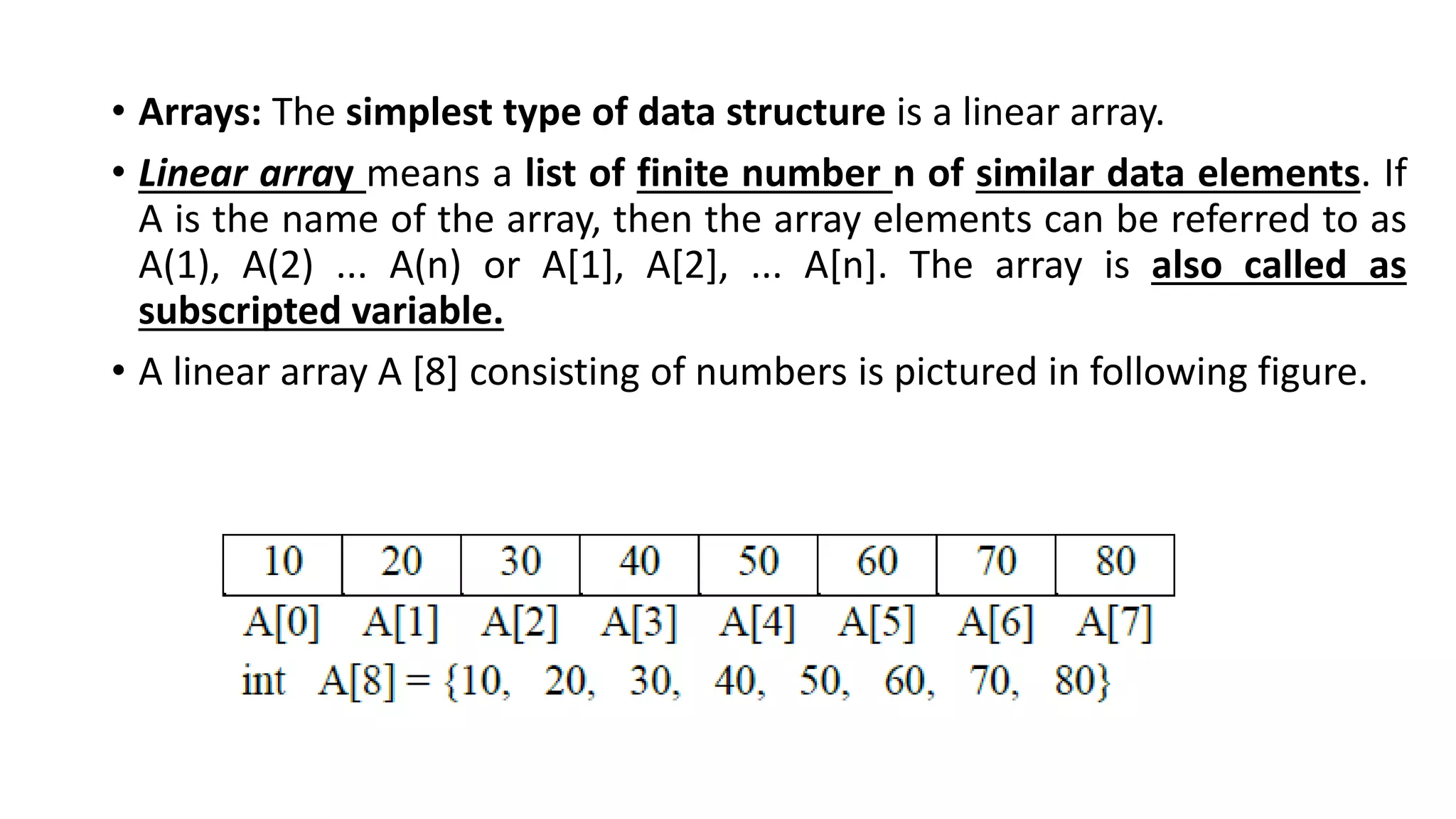 BCA DATA STRUCTURES INTRODUCTION AND OVERVIEW SOWMYA JYOTHI | PDF