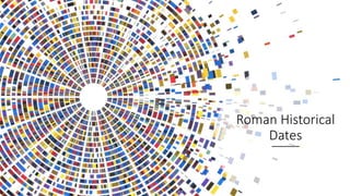 Bc ad ce bce roman history dates | PPT