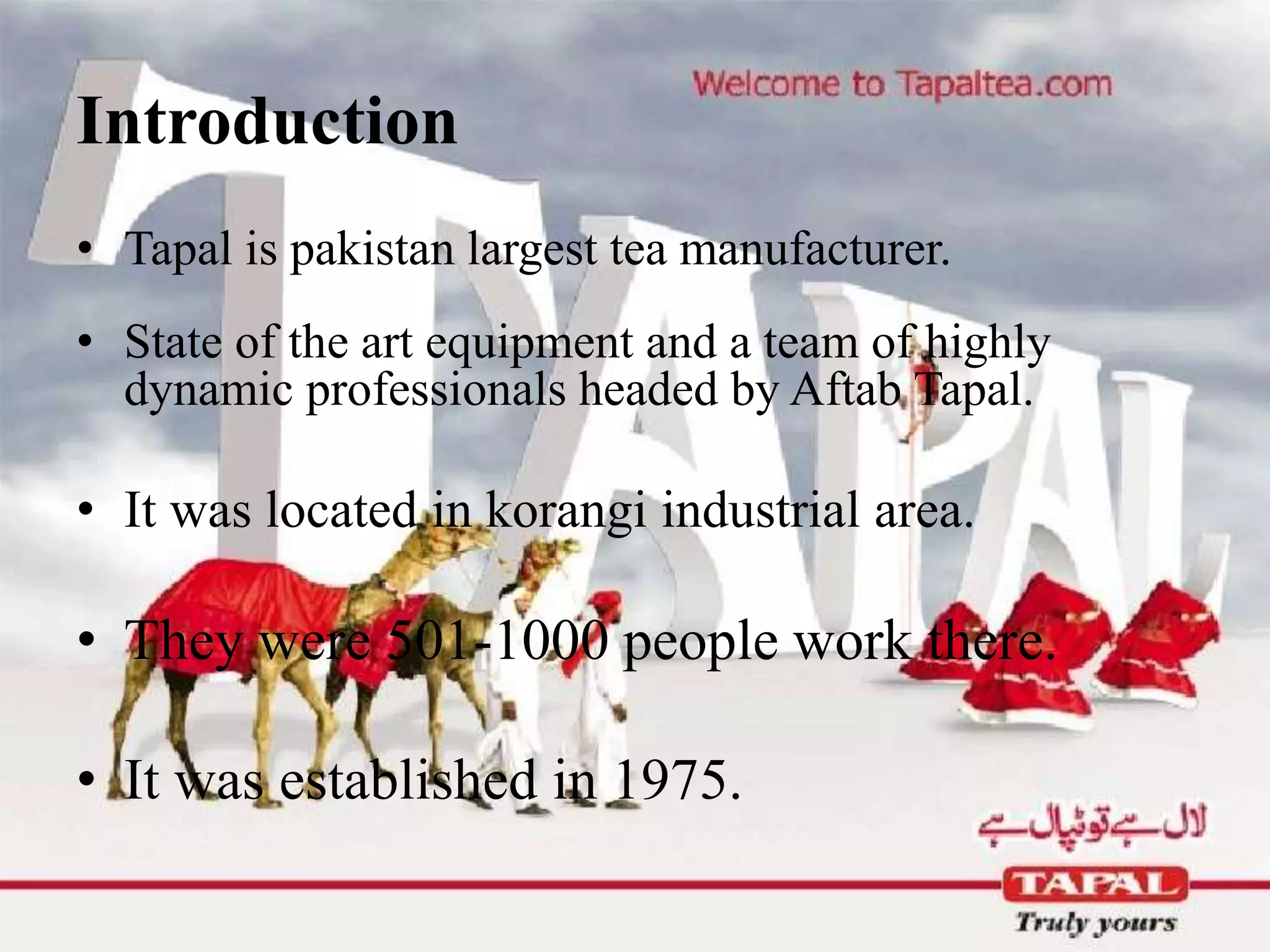 Tapal Tezdum and its ad making | PPT