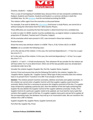 Bca examination 2016 dbms | PDF