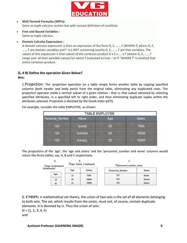Bca examination 2016 dbms | PDF