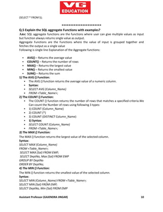 Bca examination 2017 dbms | PDF