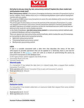 Bca examination 2017 dbms | PDF