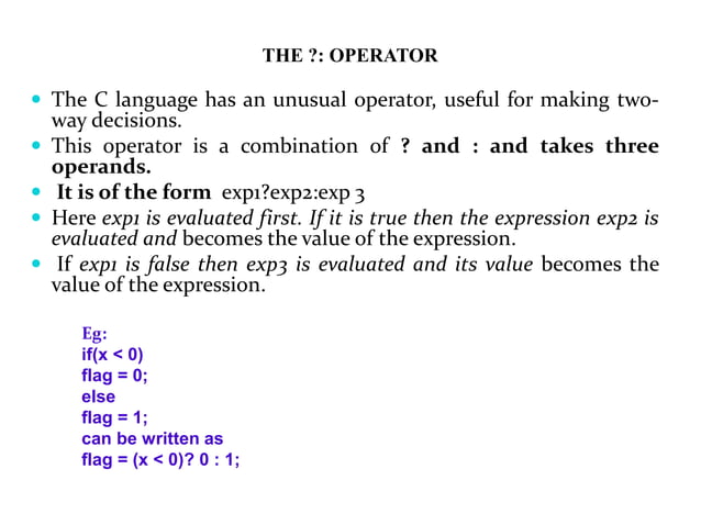 handling input output and control statements | PPT