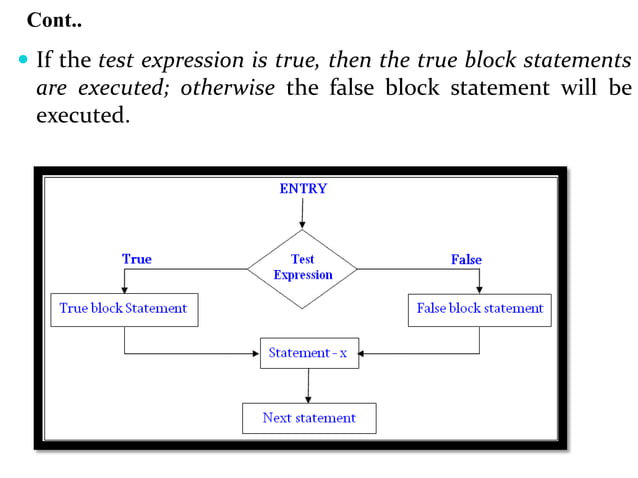 handling input output and control statements | PPT