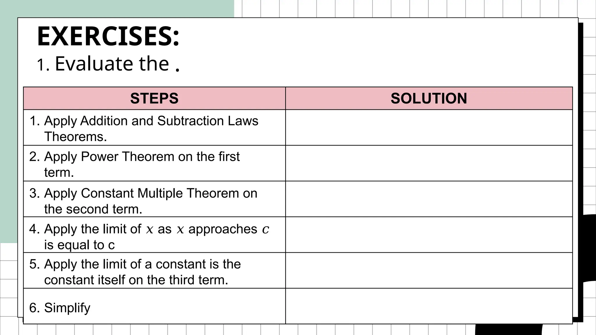 Grade 11: Basic Calculus_MODULE 2.Limits Laws | PPTX