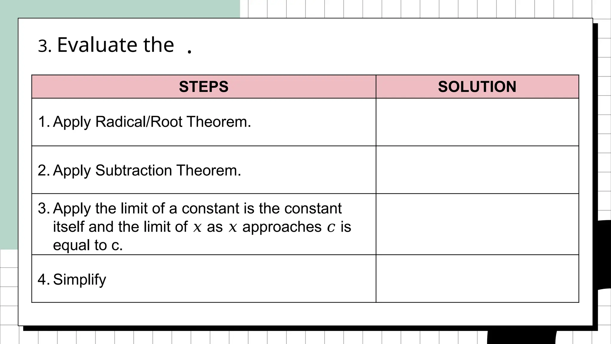 Grade 11: Basic Calculus_MODULE 2.Limits Laws | PPTX