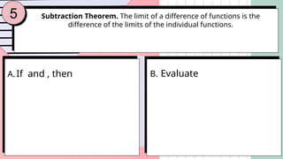 Grade 11: Basic Calculus_MODULE 2.Limits Laws | PPTX
