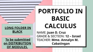 Grade 11: Basic Calculus_MODULE 2.Limits Laws | PPTX