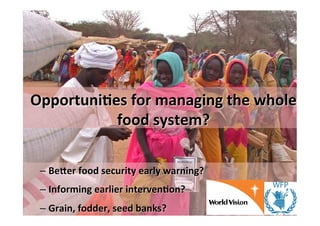 Climate-smart agriculture: Food security in a warmer and more extreme ...
